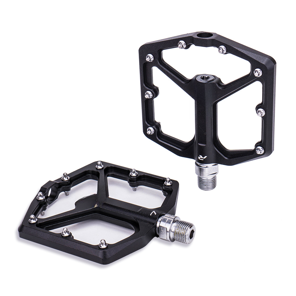 MTB Педали для велосипеда Цвета: черный, красный, фиолетовый, титановый Материал: алюминиевый сплав + хромомолибденная сталь Размер: 141.4*99.5*13.8мм Вес: 304г Пакет: 1 пара Педали для горных велосипедов Дорожные велосипеды Велосипедные аксессуары