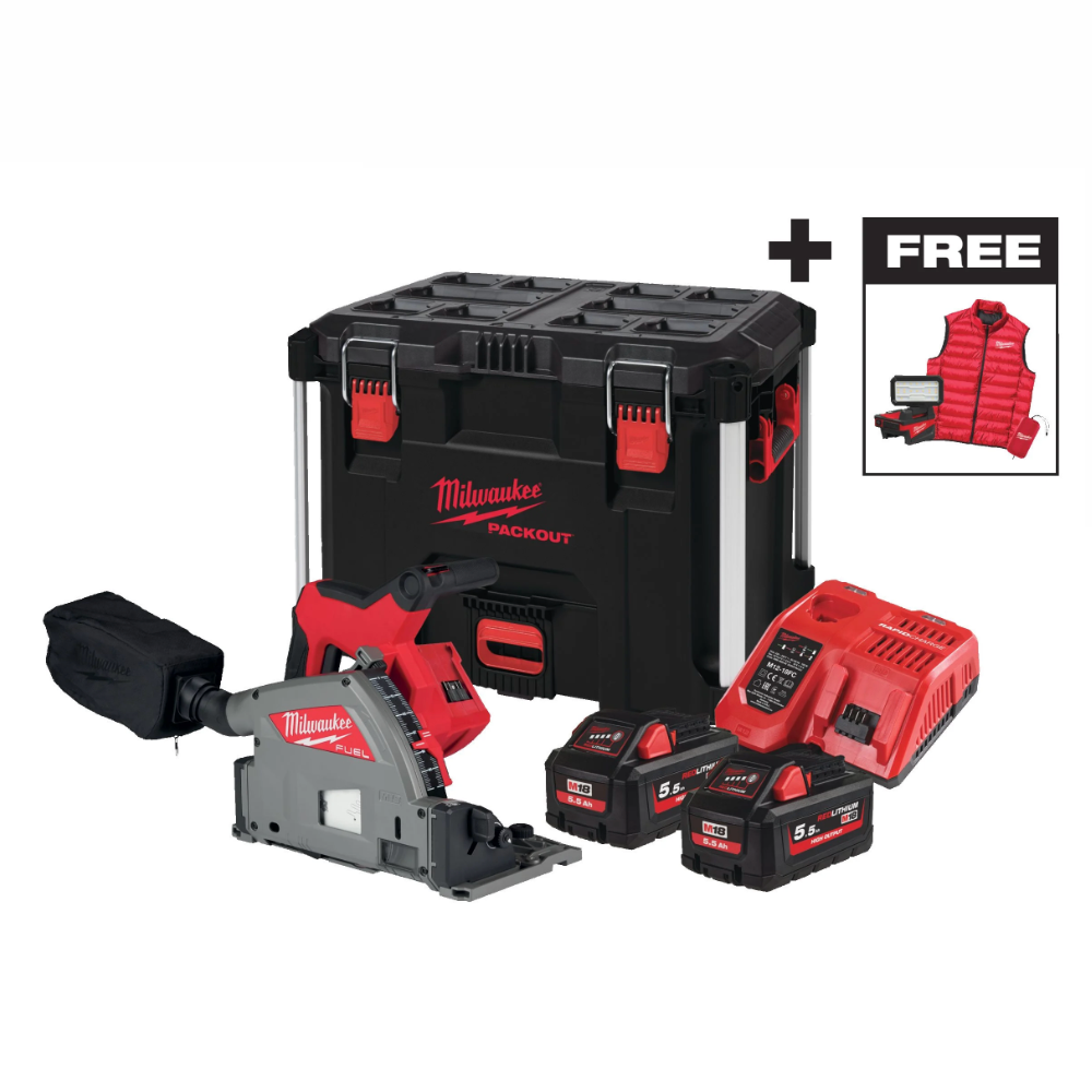 Аккумуляторная дисковая пила Milwaukee M18 FPS55MC-552P 4933499456