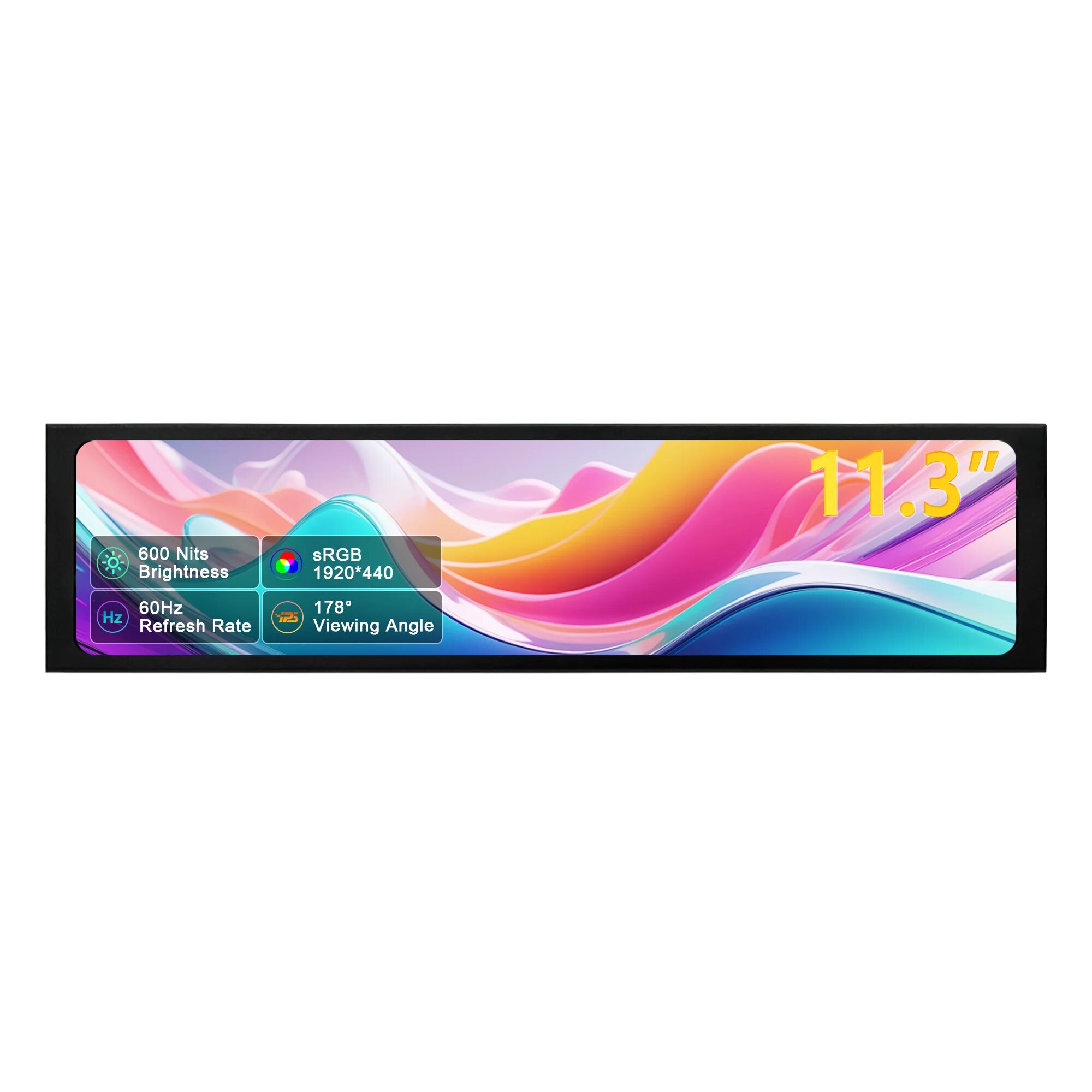 Wisecoco 11,3-дюймовый портативный монитор FHD