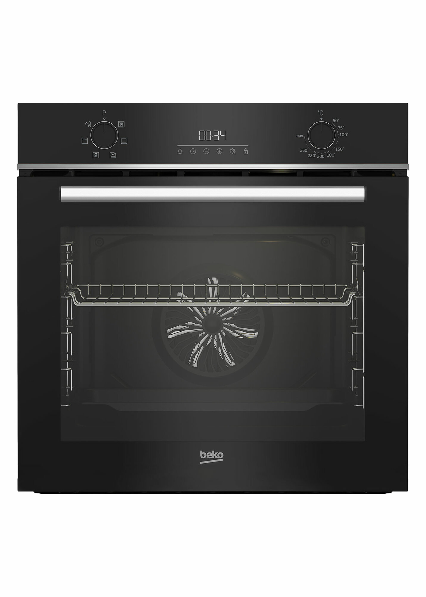 Электрический духовой шкаф BEKO BIOC1431KBNC, черный, 72л, класс А