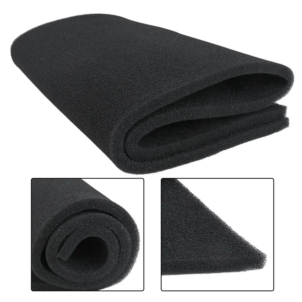 Воздушный Фильтр из Губчатой Пены с Черным Активированным Углем толщиной 1 м, Пропитанный Листовым Прокладочным Фильтром