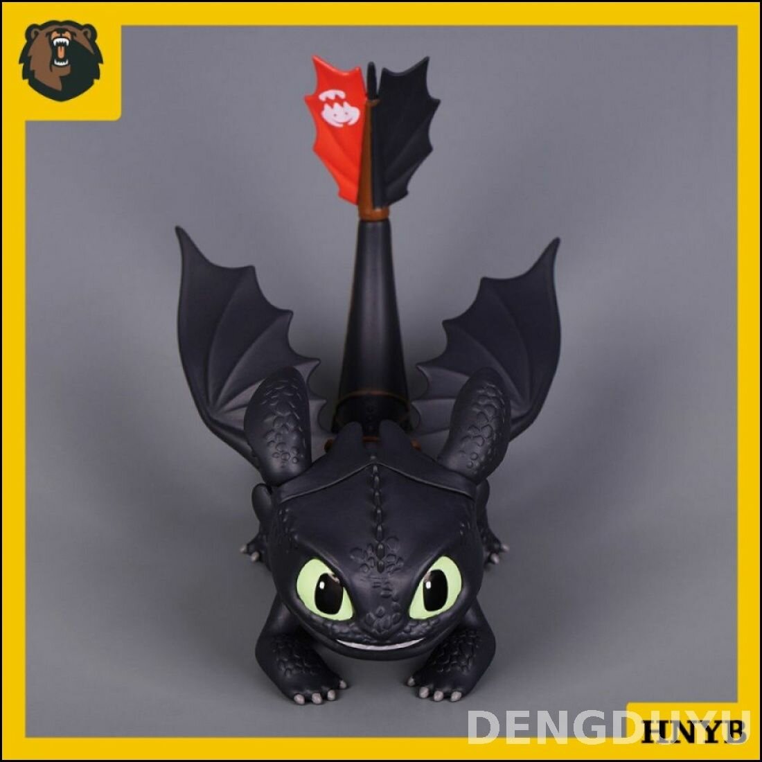 Фигурка Как приручить дракона Беззубик / How to Train Your Dragon Toothless Нендороид Подарки для болельщиков (8,5 см) 2238