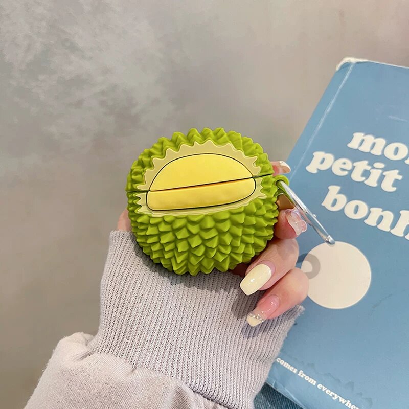 Ins стиль реалистичный защитный чехол дуриана AirPodspro Apple беспроводная Bluetooth-гарнитура защитный чехол