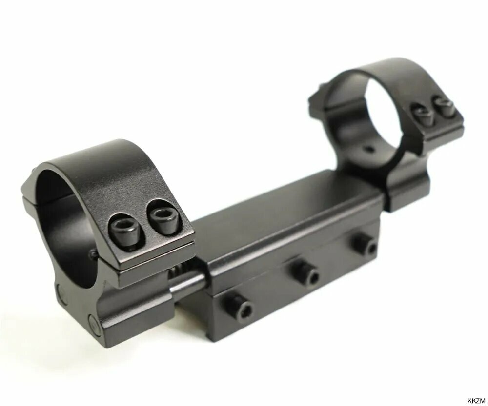 Кронштейн для прицела BOD BH-MS25 с компенсатором отдачи, крепление "ласточкин хвост", алюминиевый сплав и сталь, для оптики 25,4 мм и 30 мм