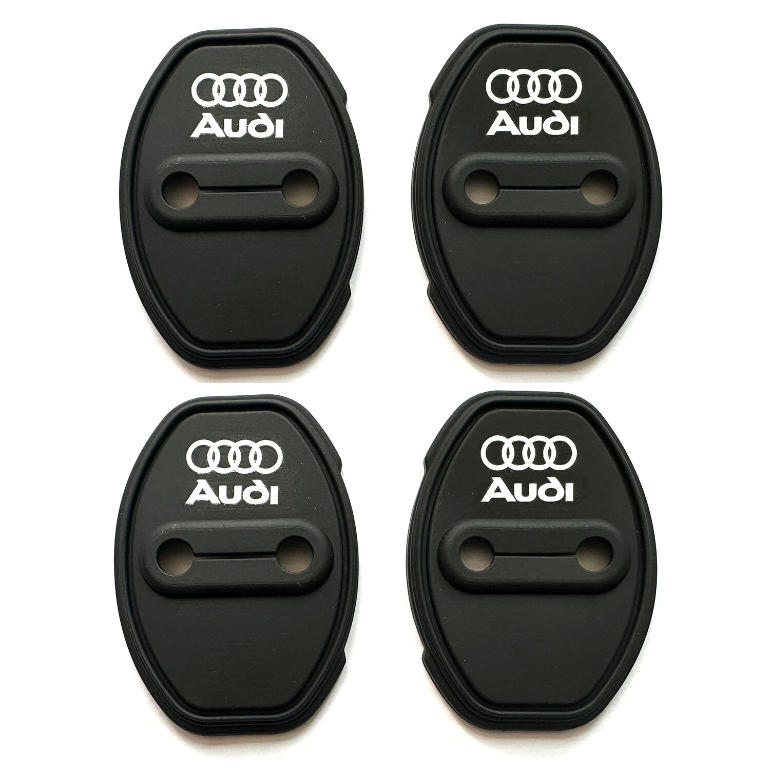 Демпфер замка двери автомобиля, Для дверного замка, Для Audi A1 A3 A4 A5 A6 A7 A8, к-т 4 шт, силикон, для Ауди