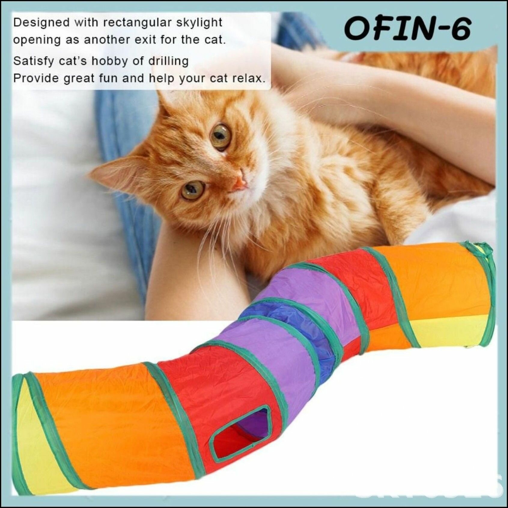 Туннель для котов, складной, безопасный и веселый игровой аксессуар для питомцев