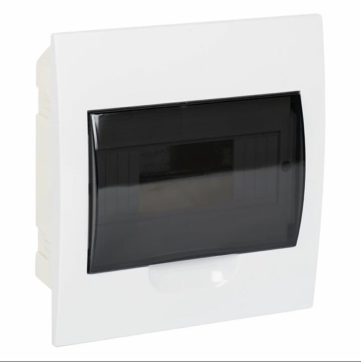 Бокс/щиток электрический пластиковый для автоматов навесной/ ЩРН-П-8 модулей/1 DIN рейка/1 ряд/шины N и PE в комплекте/IP41 EKF PROxima