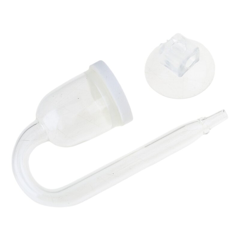 Рассеиватель CO2 Стеклянный Распылитель для Аквариума, Установленный для Аквариума, Создает Насыщенную Фиксацию CO2 с помощью присоски с Тихим Бульканьем