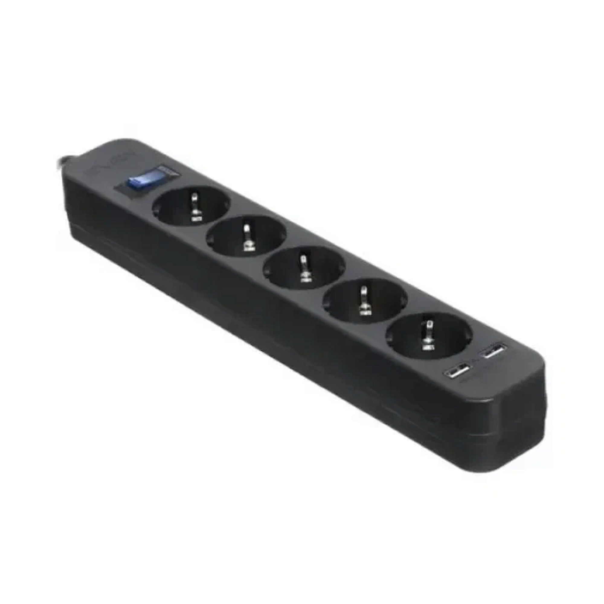 Сетевой фильтр Sven SF-05LU SV-018832 1,8 м (5 евро розеток, 2*USB(2.4А)), 10А/2,2кВт, вх СЕЕ 7/7, вых 5 × СЕЕ 7/4