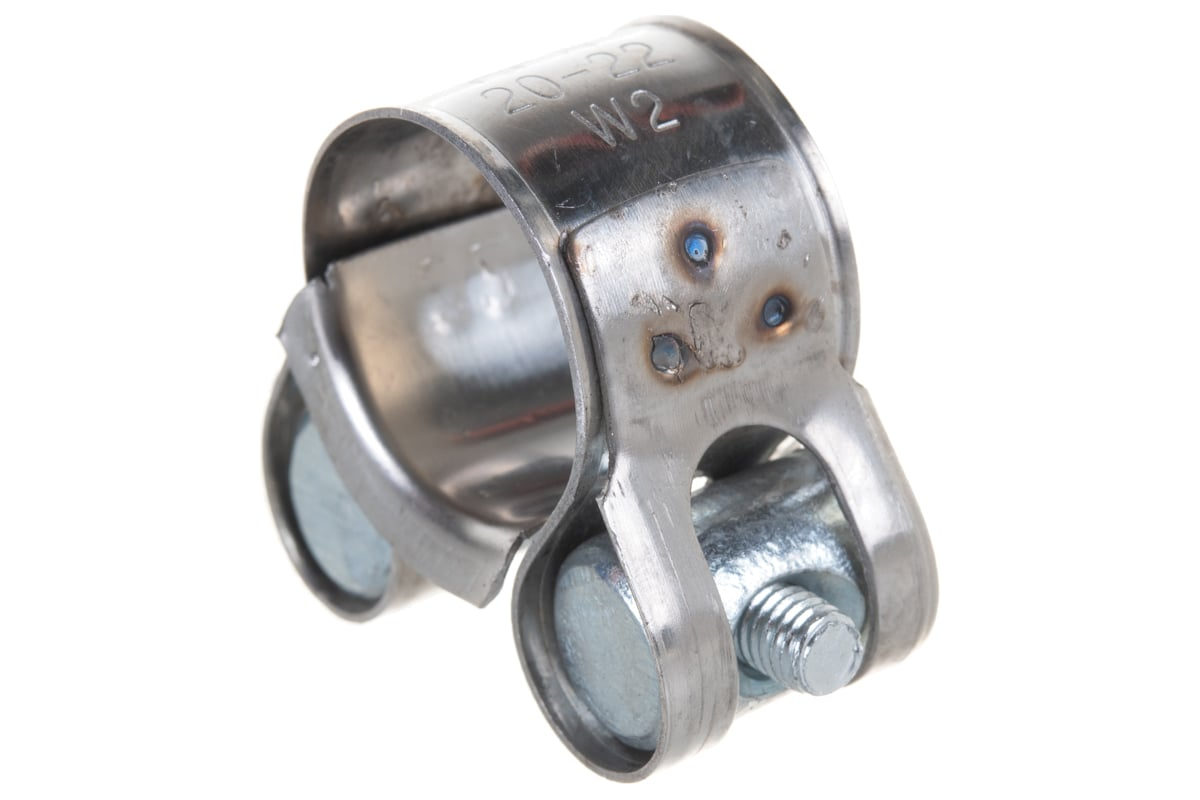 Хомуты силовые Fortisflex ROBUST из нержавеющей стали SR/W2 (d20-22 мм) {80566} (1 шт)