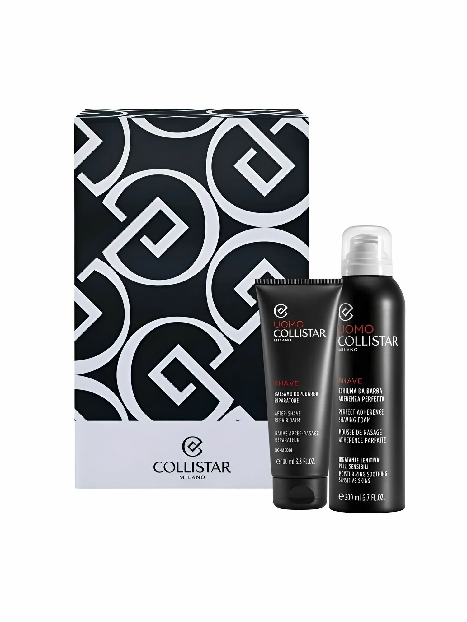 Collistar - Набор: Восстанавливающий бальзам после бритья - без спирта 100 мл + Пена для бритья, 200 мл