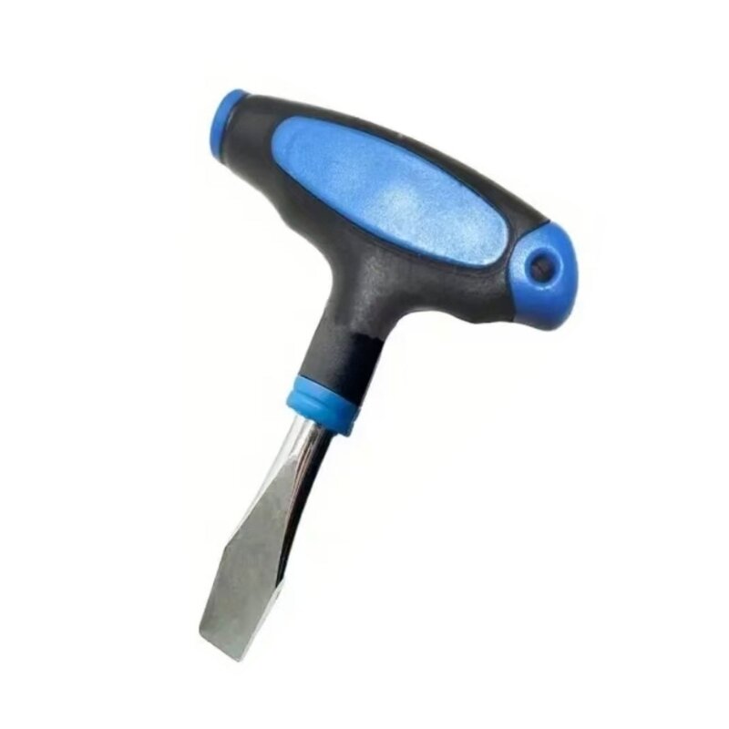 Плоская Отвертка С Т-образной Ручкой 9 мм Из Высокоуглеродистой Стали С Эргономичной Рукояткой Для Ремонта Электроники И Регулировки Штатива Камеры