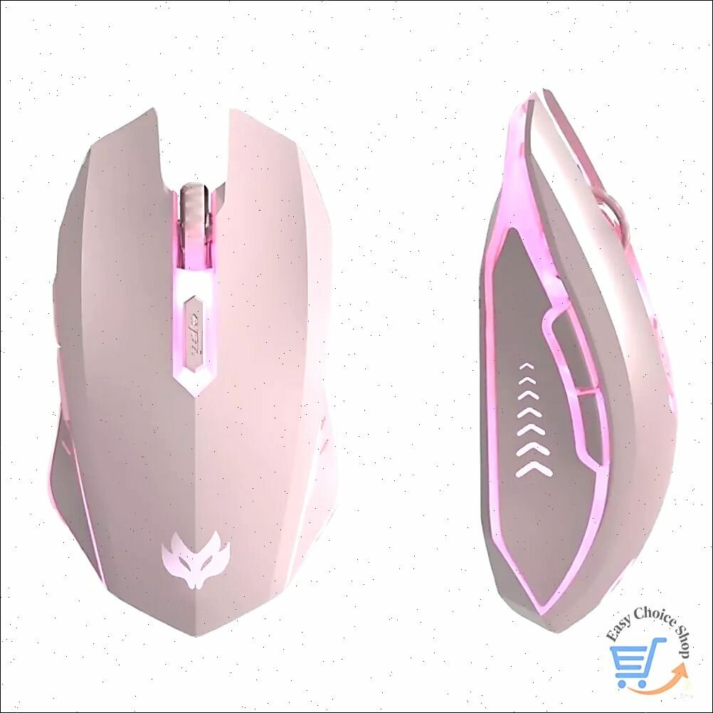 Мышь беспроводная, розовый, светло-розовый