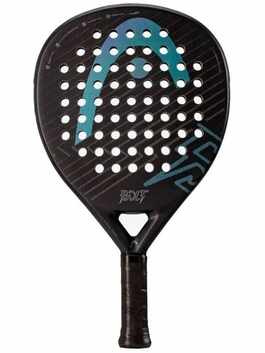 Ракетка Head Bolt 2025 Падел-теннис стекловолокно, пена черный 226245