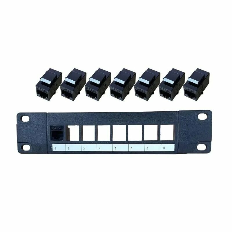 8-портовый коммутационный патч-панель CAT5e