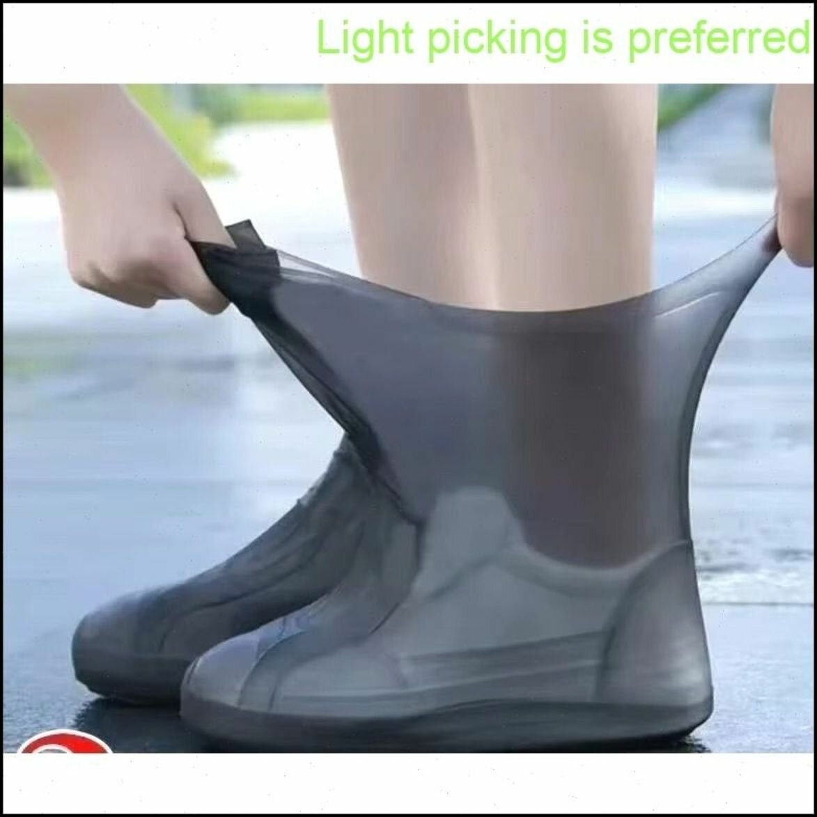 Ботинки рабочие Водонепроницаемые и износостойкие латексные дождевики для обуви