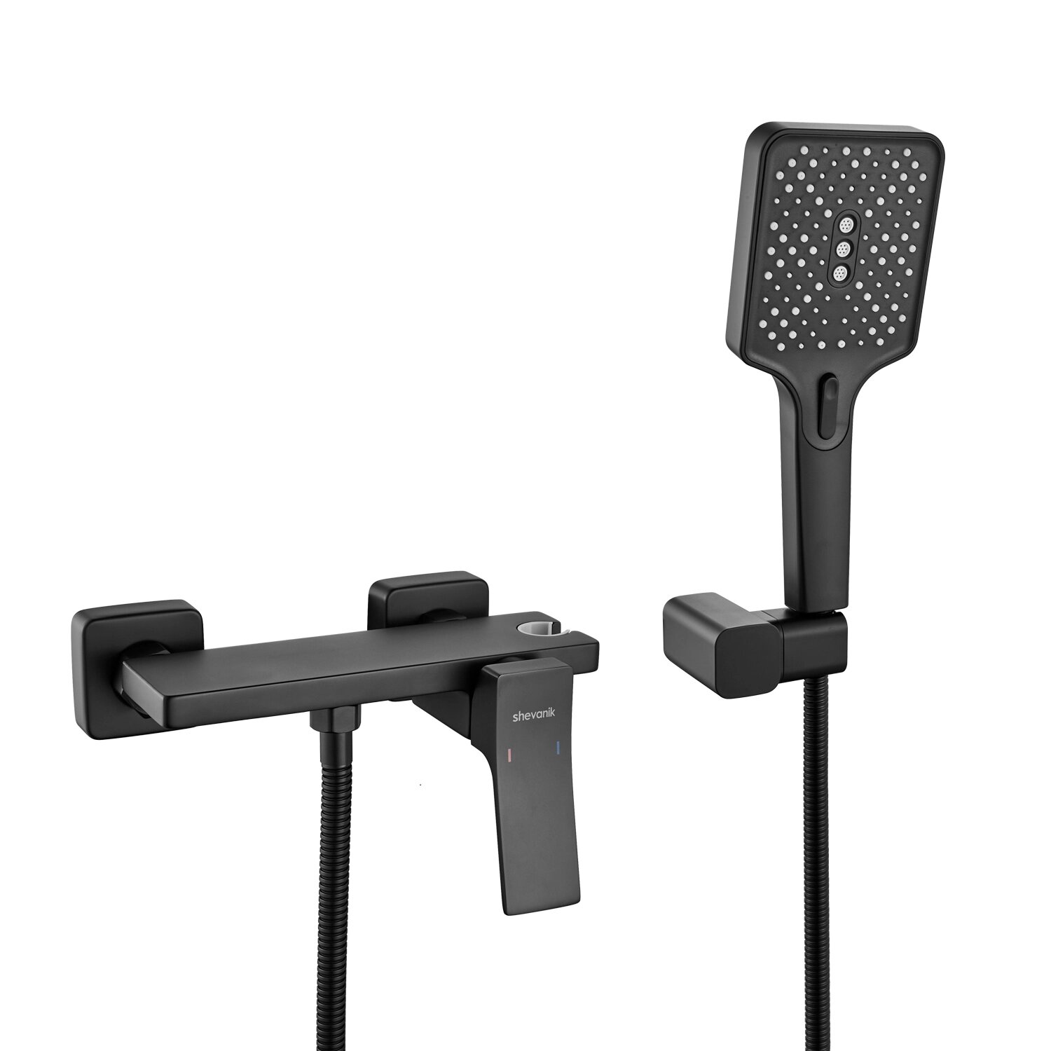 Смеситель для душевой кабины Shevanik S6OP11XL6HNO, Черный