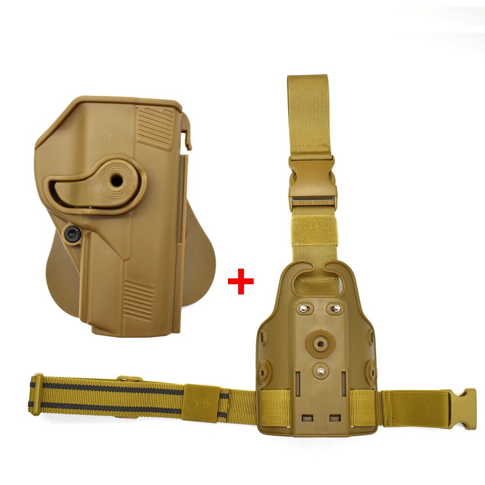 Кобура тактический CLUSGO для Glock 17 19, Beretta M9 92 96, Colt 1911, Beretta PX4 tan for px4