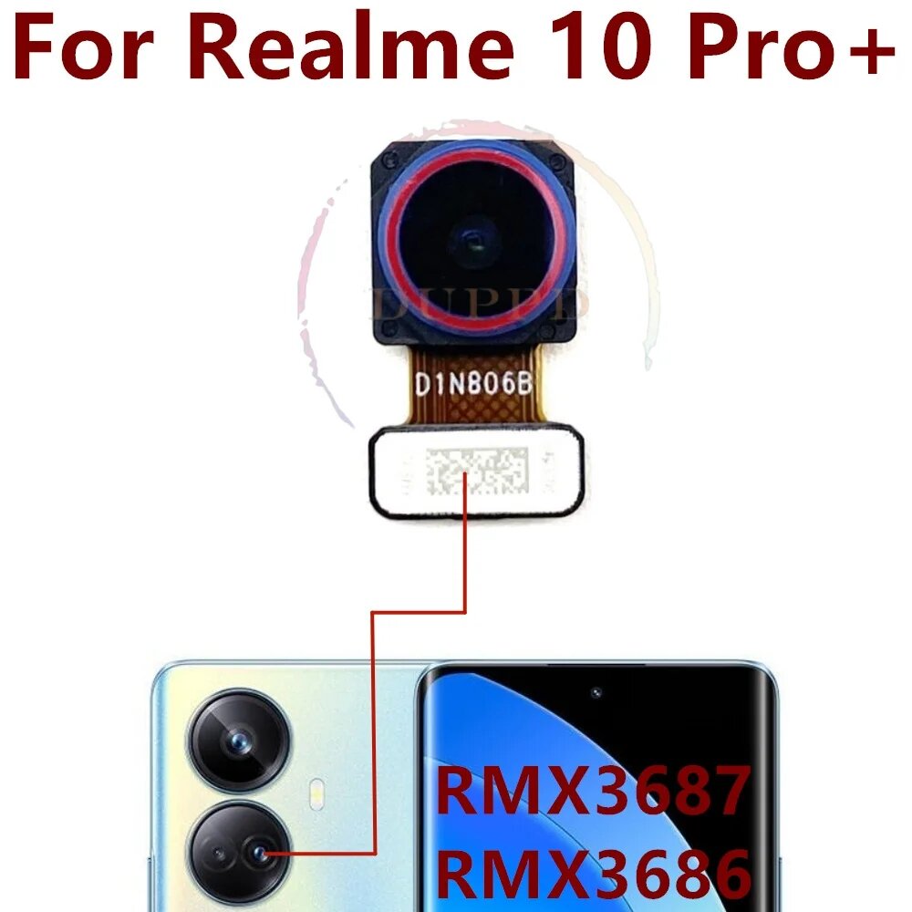 Задняя камера для Realme 10 Pro + 10Pro RMX3630 оригинальный модуль Mian для задней 10 Pro plus Wide