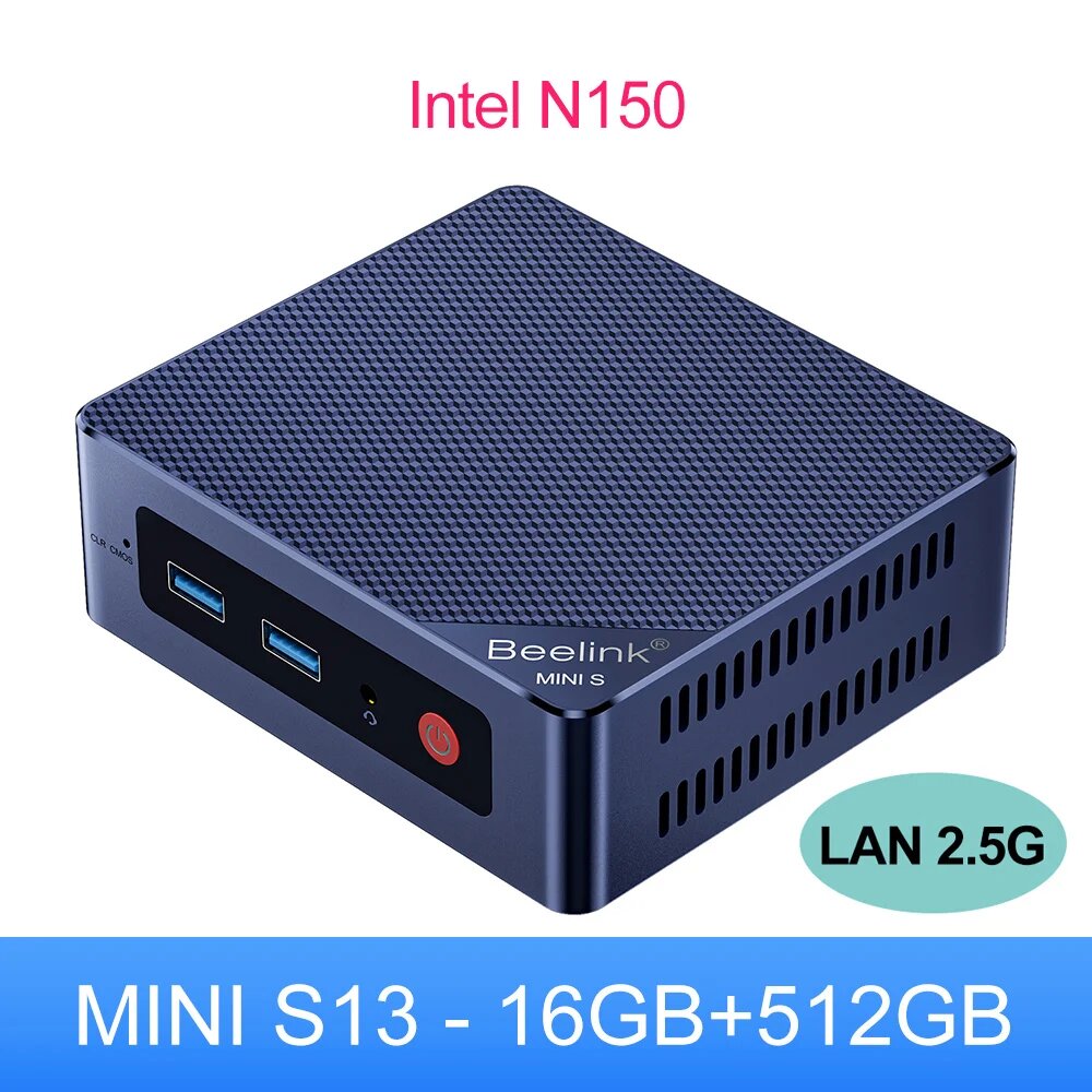 Beelink MINI S12 Мини-ПК S13 N150 16GB 512GB