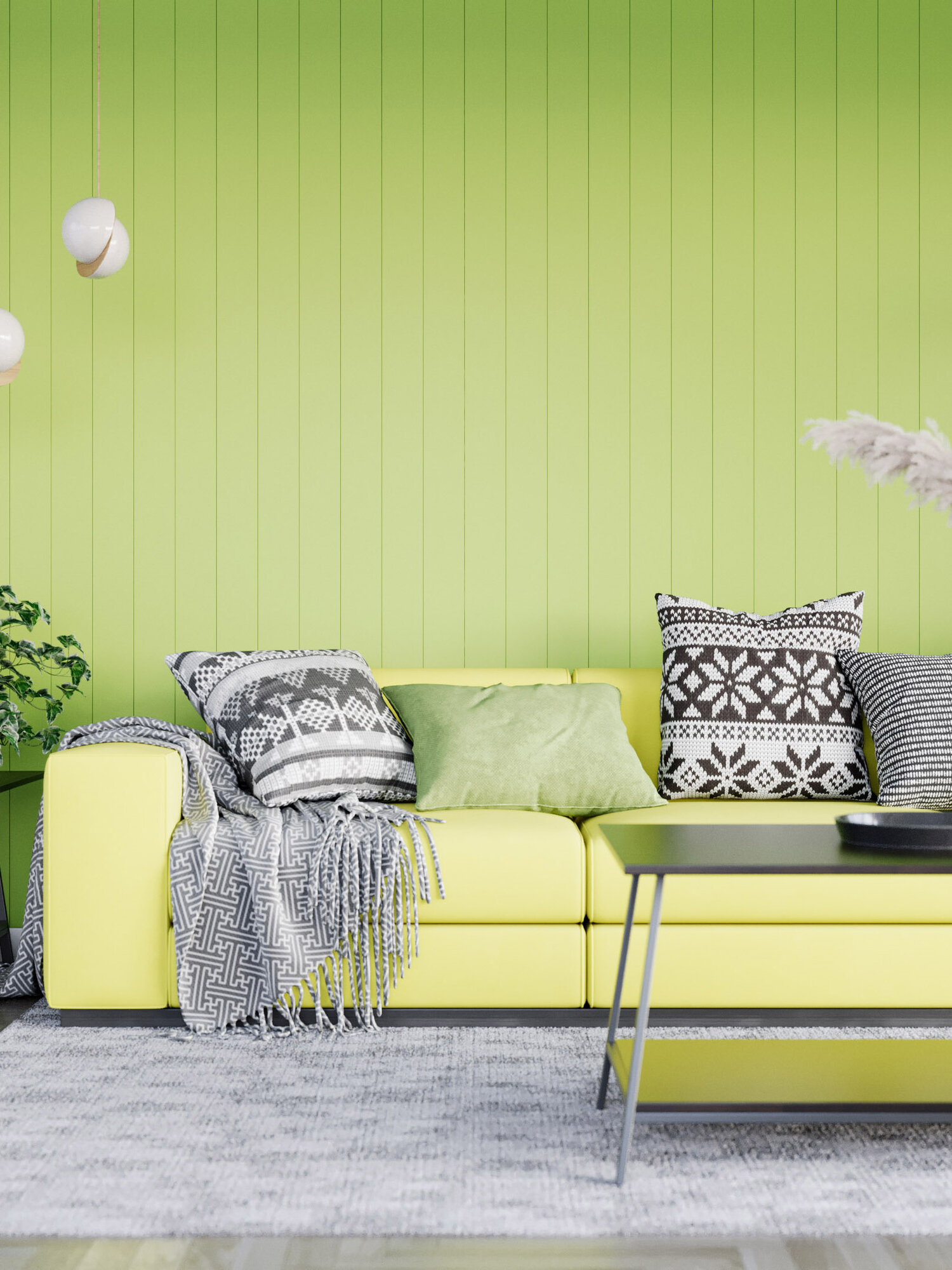 Модульная стеновая панель лайн саваш без покрытия под покраску 2800*116*10 мм - 8 шт