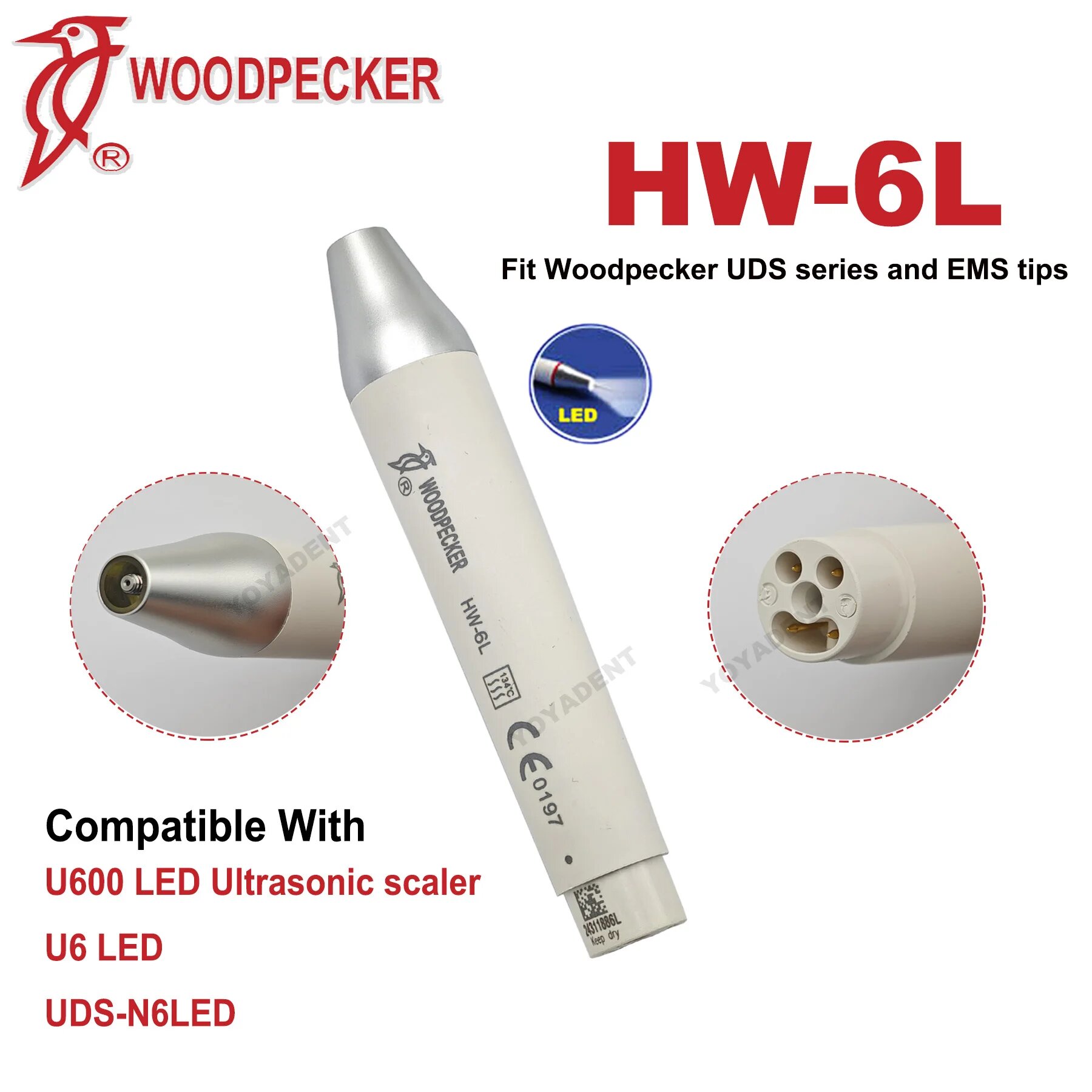 Стоматологический ультразвуковой скалер Woodpecker HW-6L HW-6L