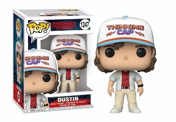 Фигурка Funko POP! Stranger Things Dustin Thinking Cap 1247 Виниловая фигурка — фото 1
