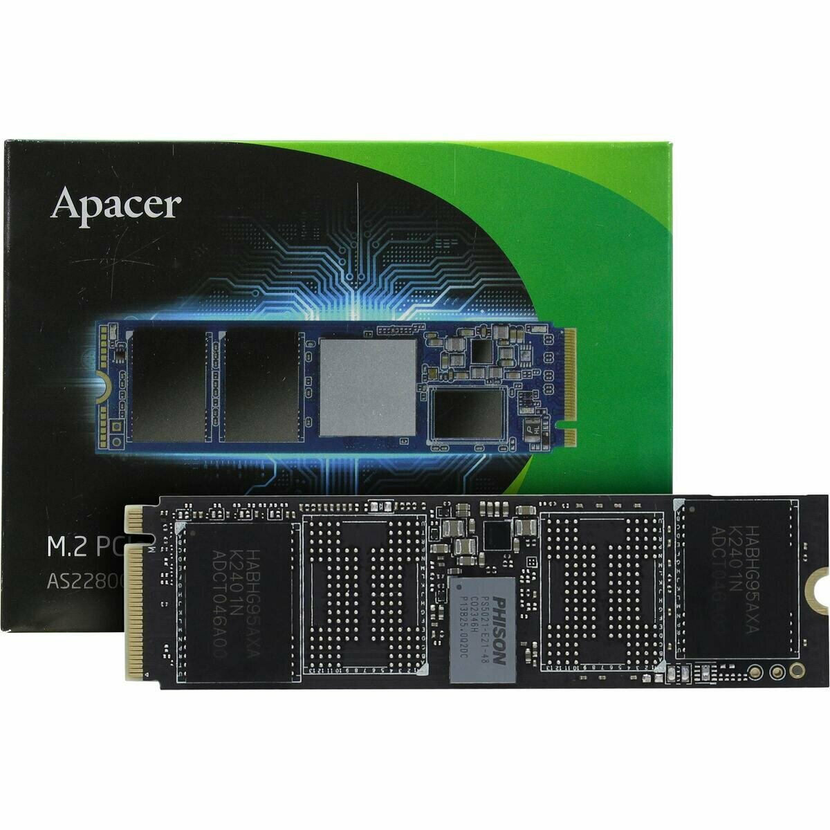 Apacer 1 ТБ Внутренний SSD-диск AP1TBAS2280Q4X-1 (AP1TBAS2280Q4X-1)