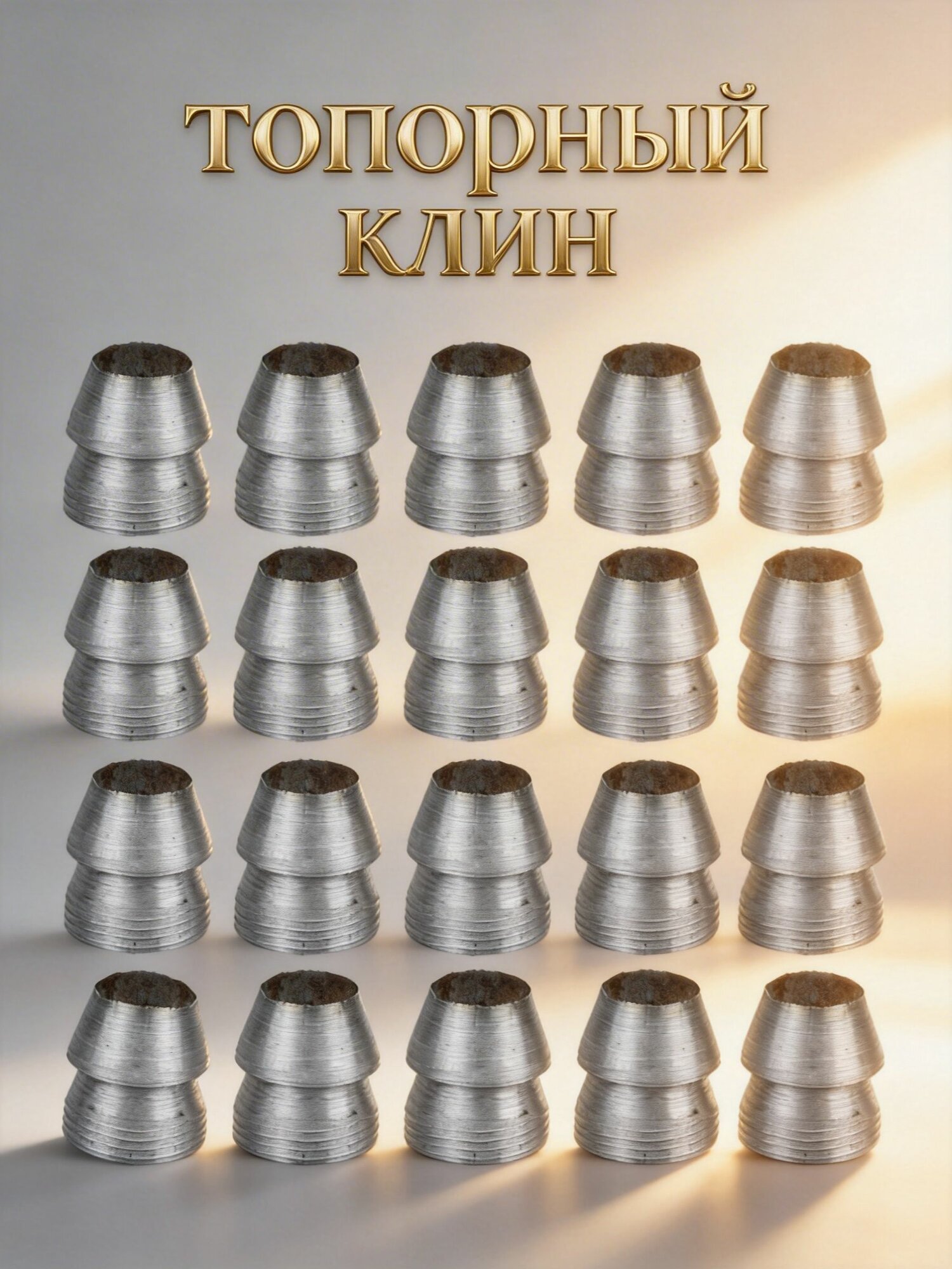 Набор из 20 железных круглых клиньев для топора диаметром 8 мм, металлические клинья, для бытового применения