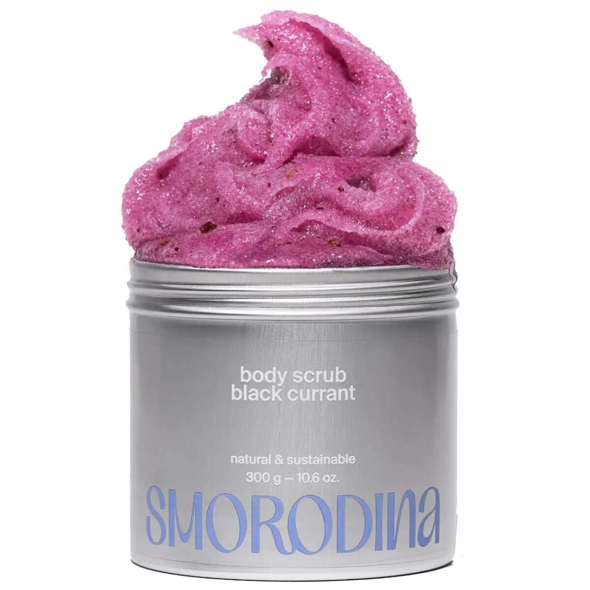 SMORODINA Cахарно-соляной скраб-желе для тела «Чёрная смородина», 300 мл