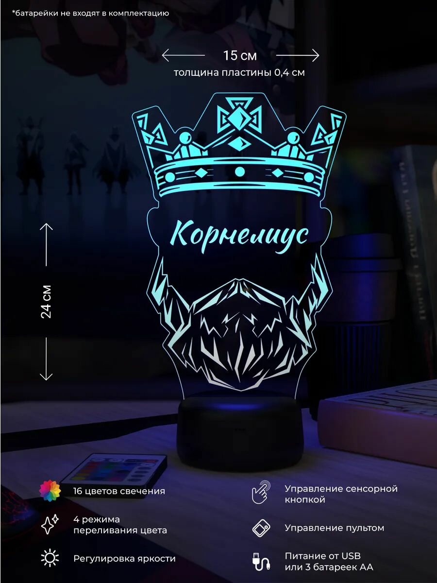 Ночник Корнелиус - Борода — фото 1
