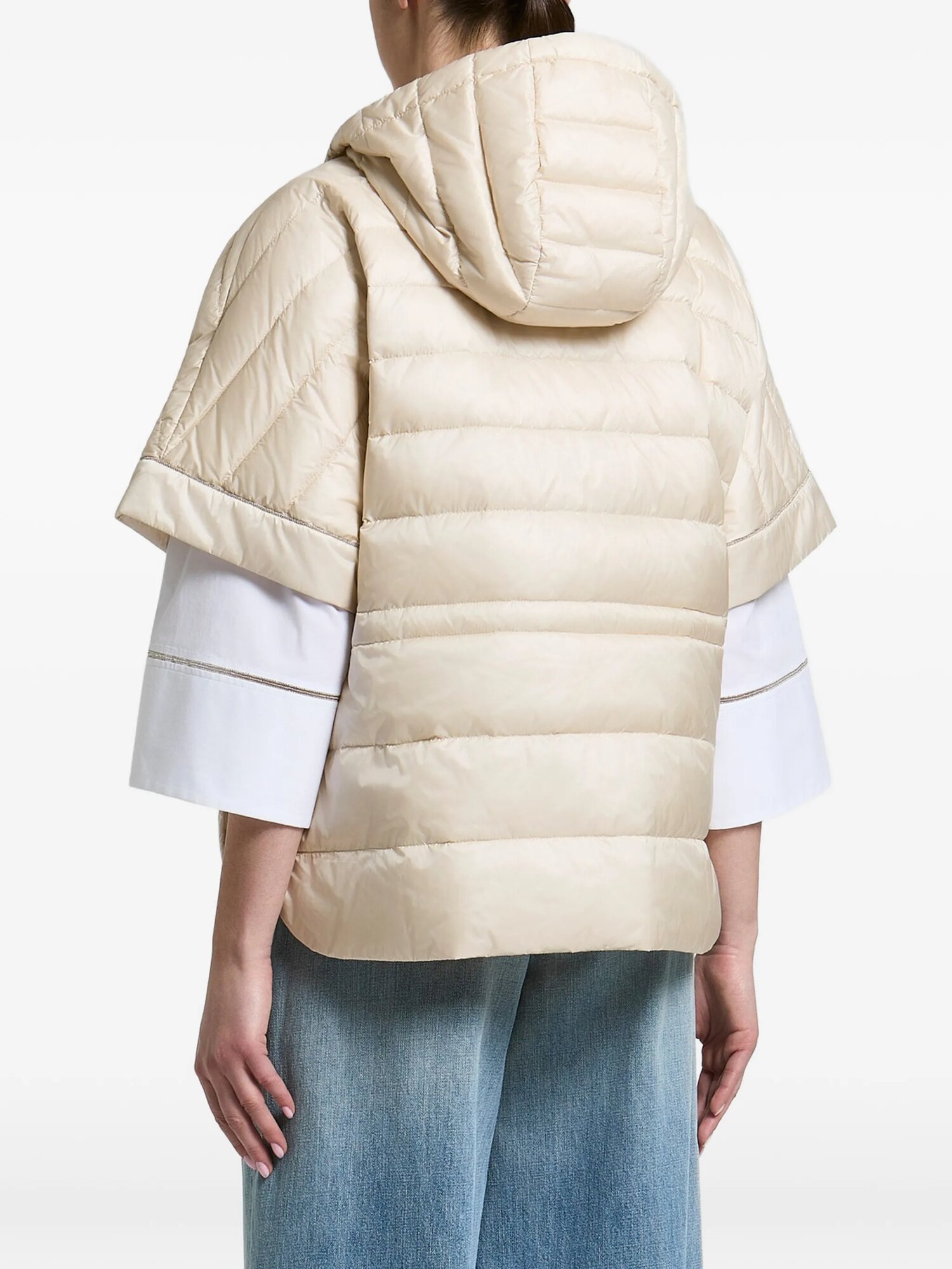 Куртка PESERICO Zip-up puffer jacket, размер 46, разноцветный — фото 1