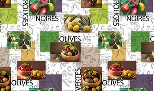 Клеенка столовая на нетканой основе Колорит Мажор 545/15, 1,35 x 20 м