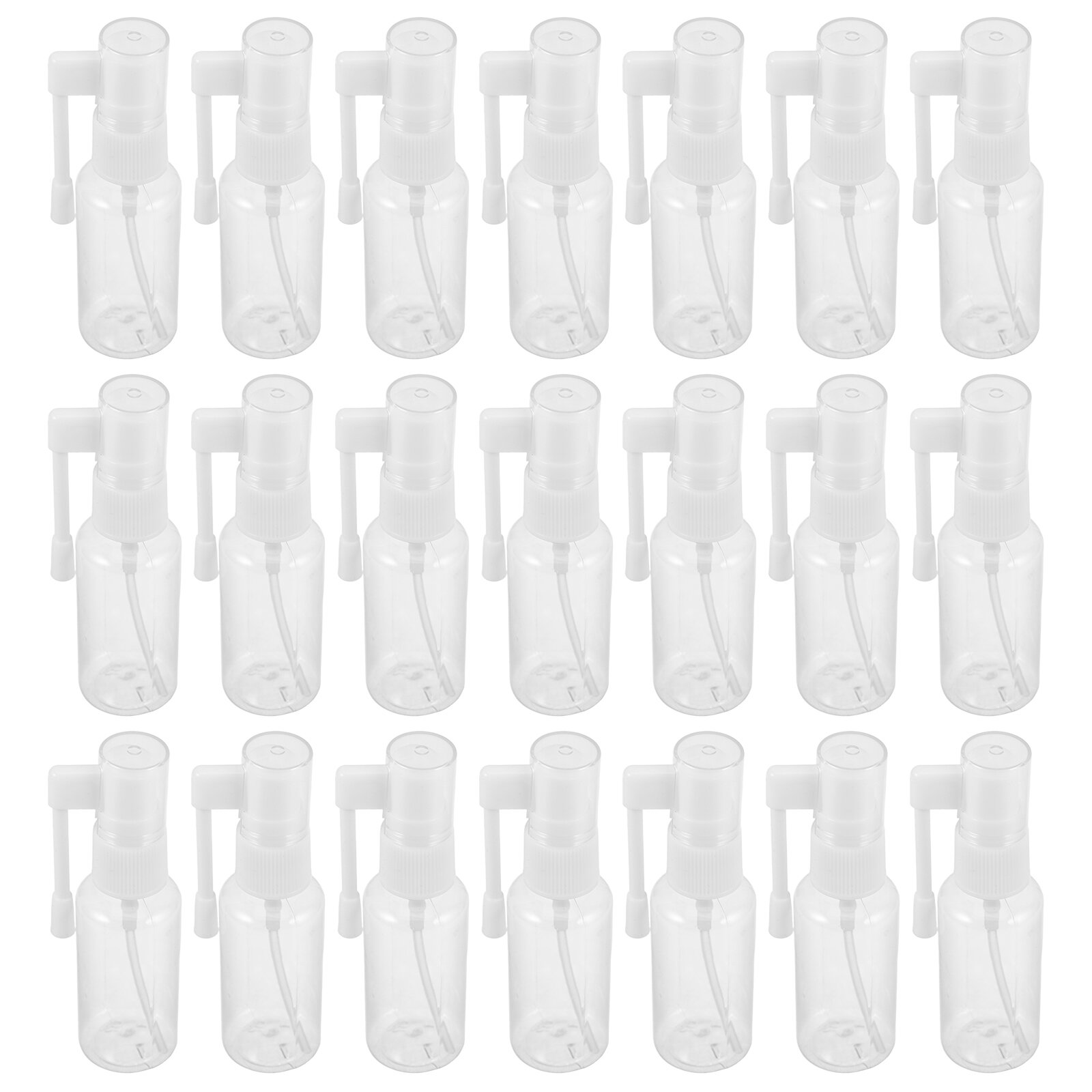 Флакон-распылитель с вращением на 360° и зажимной ручкой, белый, из полиэтилена/прозрачного ПЭТ, 30 мл (30 шт.)