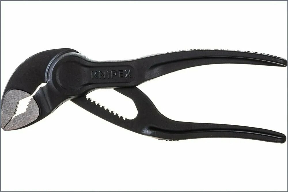 COBRA XS клещи переставные, зев 28 мм, длина 100 мм, фосфатированные, BK KNIPEX KN-8700100BK