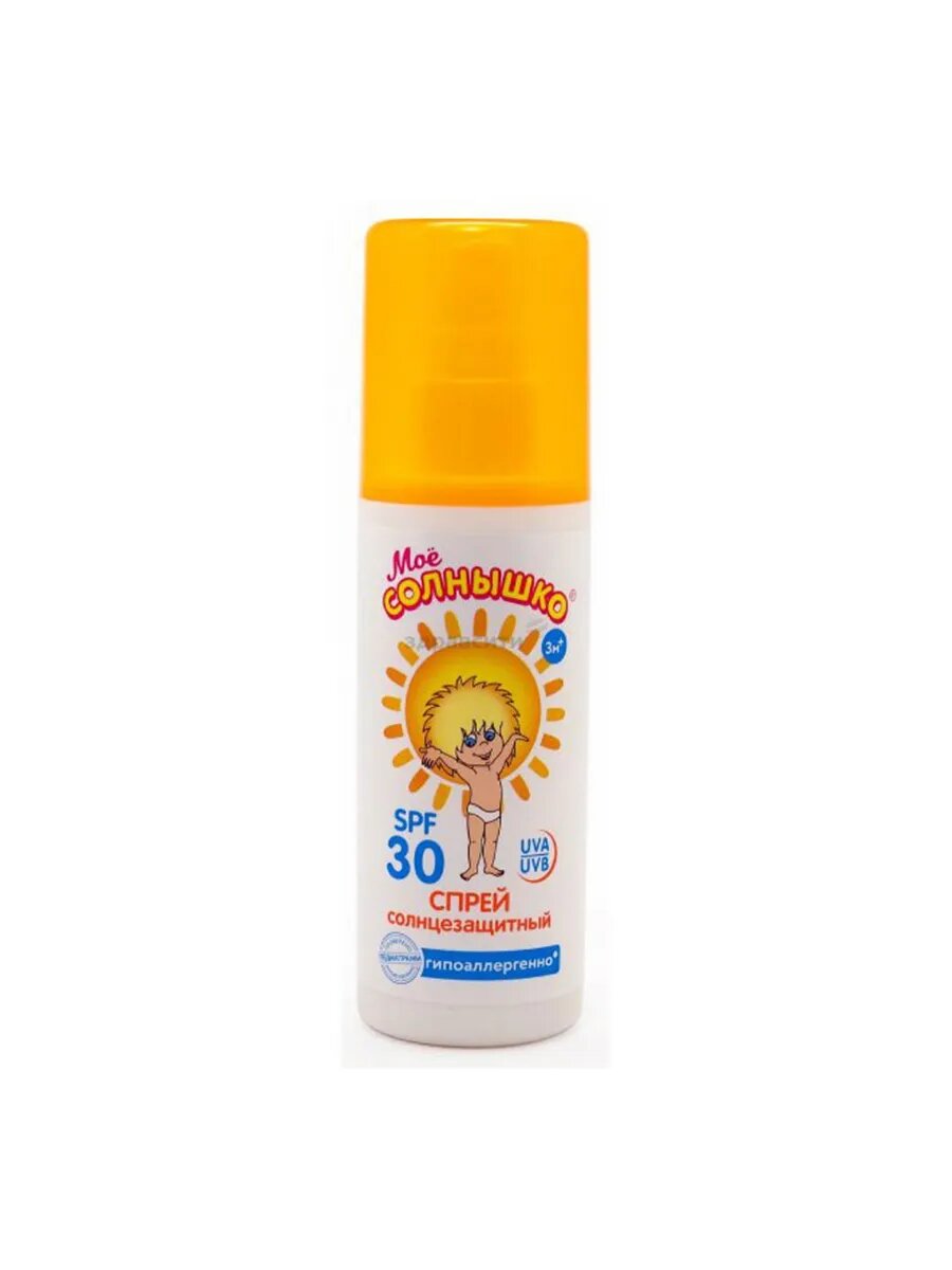 Спрей солнцезащитный Мое солнышко для тела детский SPF 30 10
