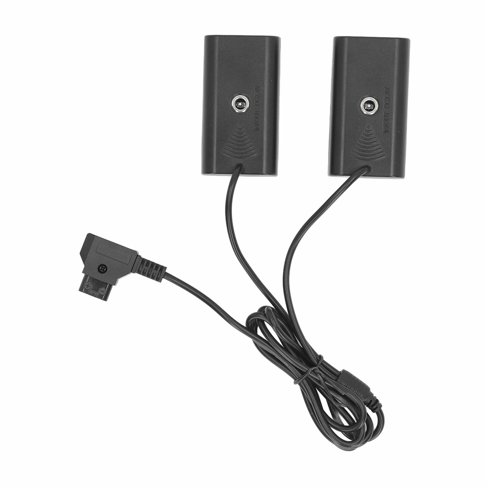 D Tap to NP F970 F570 F550, фиктивная батарея 2 в 1, разъем постоянного тока, светодиодный светильник, фиктивная батарея для цифровой камеры для монитора Atomos Ninja V