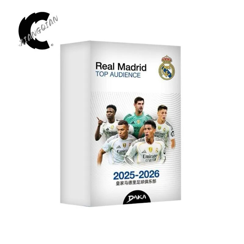 Футбольная карточка DAKA 25-26 (Футбольный клуб Real Madrid), коллекционная, футбольная карта лучшей аудитории
