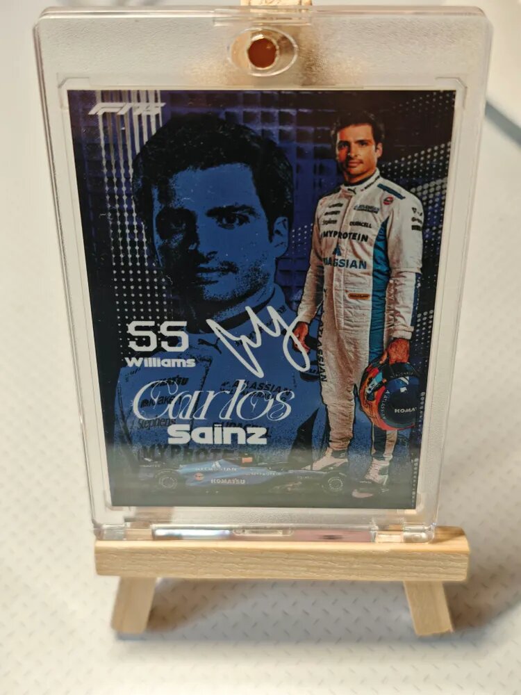 Коллекционная карточка F1 TOPPS Williams Sainz