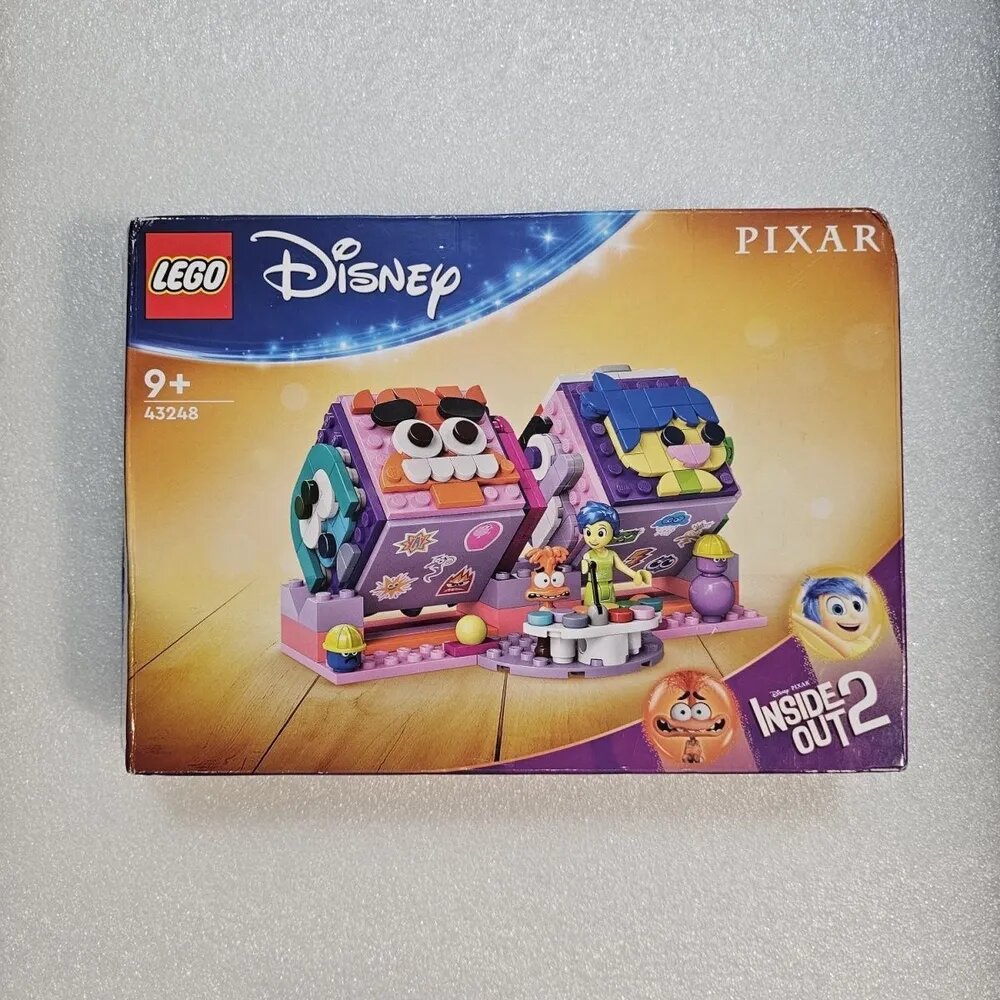 Лего Disney серия, LEGO 43248 2 кубика настроения "Наизнанку", lego конструктор для мальчика, лего для девочек