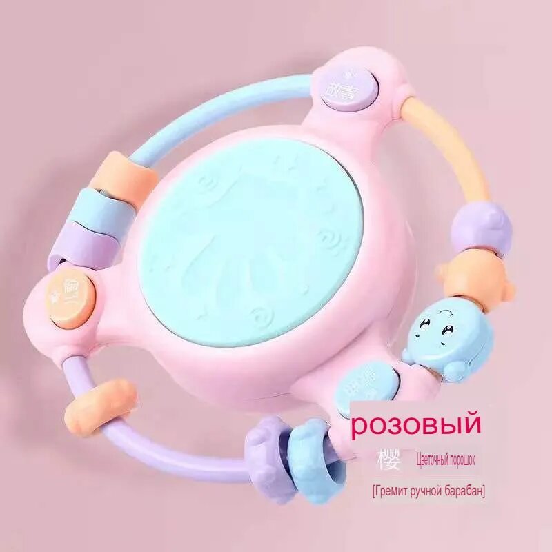 Умная погремушка-барабан: Музыкальная игрушка для малышей