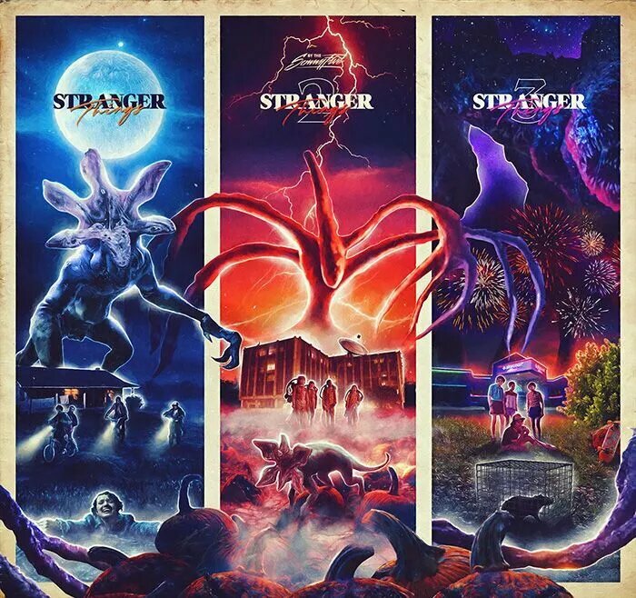 Головоломка 1000 деталей для взрослых, Stranger Things, странные вещи, сложная головоломка, Деревянные пазлы, Рождественский подарок, идеальный выбор для развлечений в помещении 50x75cm
