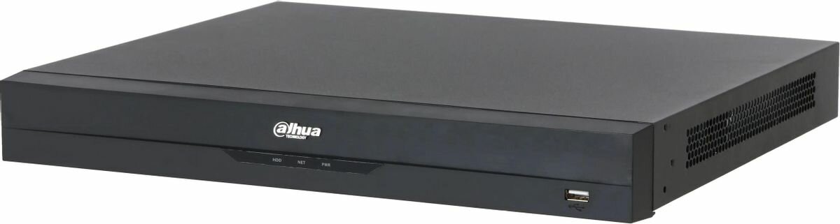Видеорегистратор для видеонаблюдения Dahua DHI-NVR5208-8P-EI2 черный