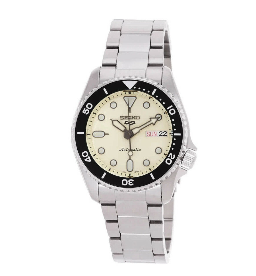 Наручные часы SEIKO, серебристый/бежевый — фото 1