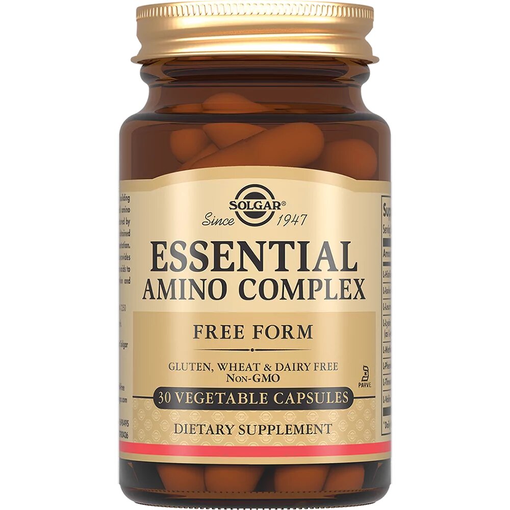 БАД Solgar Капсулы "Комплекс основных аминокислот", 30 шт. Essential Amino Complex