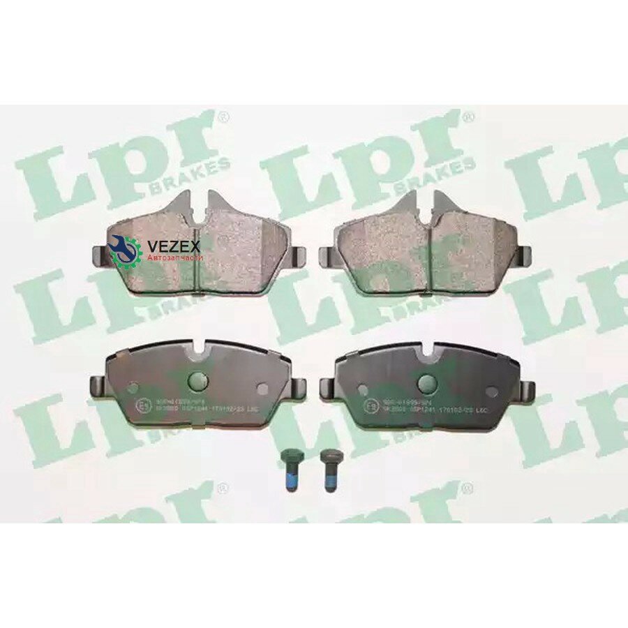 LPR 05P1241 Комплект тормозных колодок 05P1241