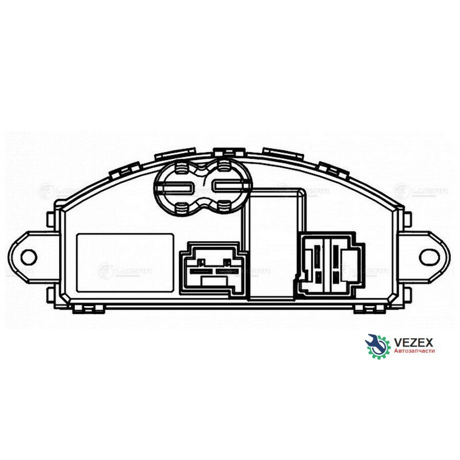 LUZAR LFR 3045 Резистор э/вент. отоп. для а/м Geely Monjaro (21-) (LFR 3045)