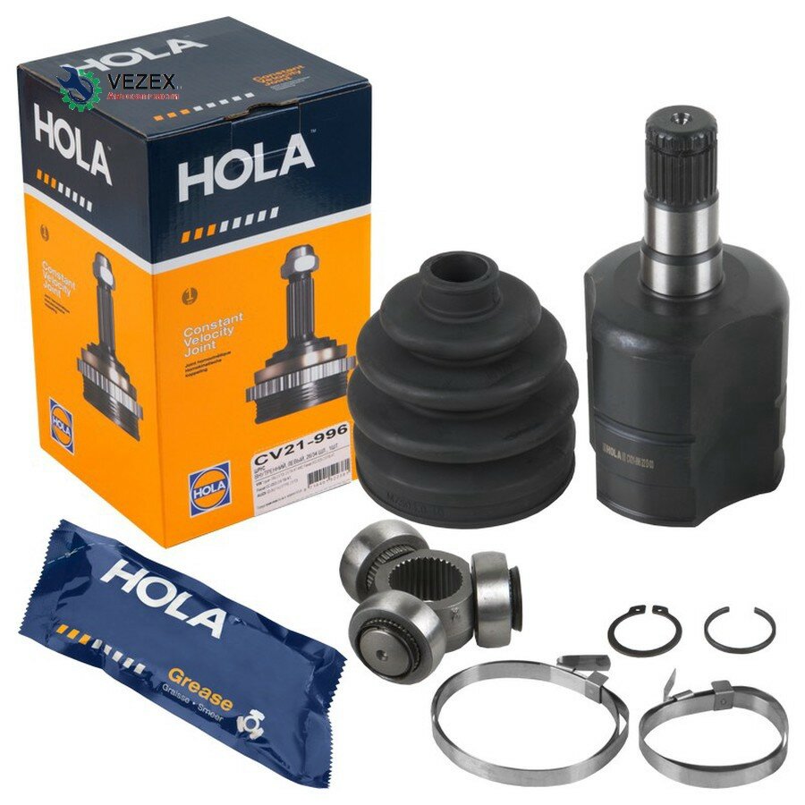 HOLA CV21-996 ШРУС внутренний VW Tiguan (5N) 2.0 TDI, 2.0 TSI AT 4WD, Passat (3C2,3C5) 2.0 FSI AT, Passat CC (357