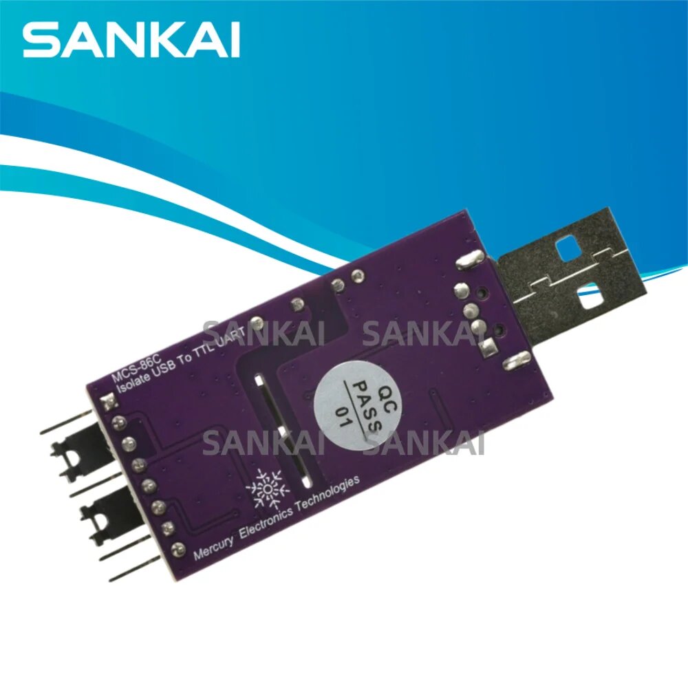 Оптически изолированный USB-UART модуль MCS-86C CH340 5V/3.3V