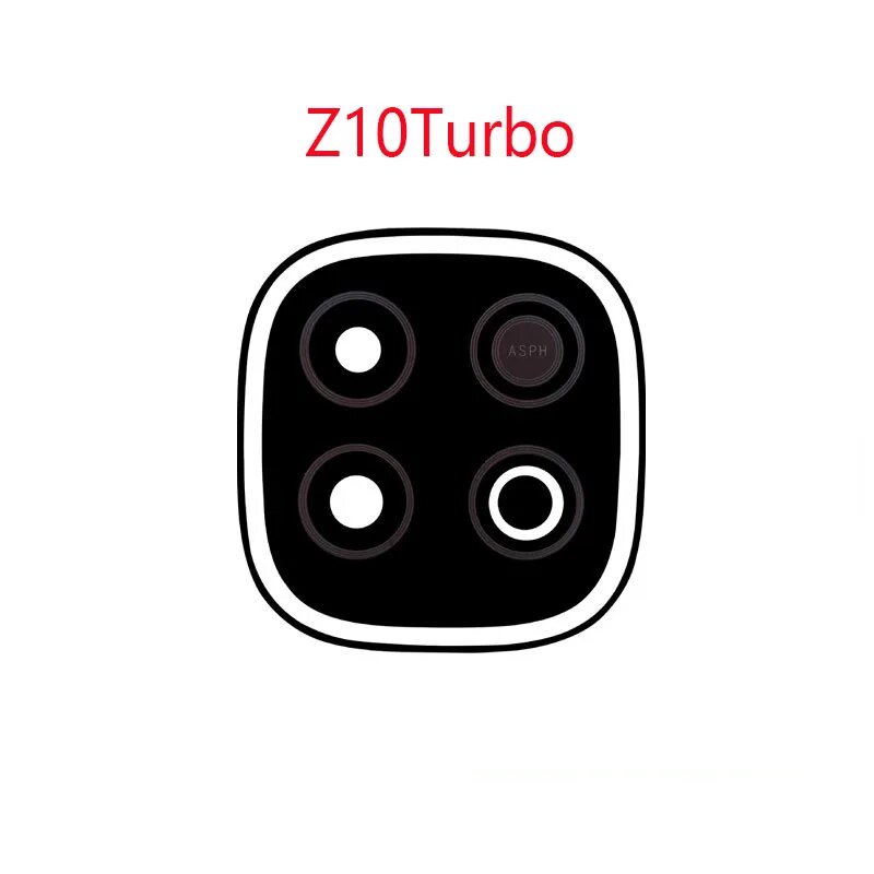 1 компл./лот Z10X стекло задней камеры для Vivo iQOOZ10 Z10X Z10Turbo задняя камера стеклянная крышка запасные части
